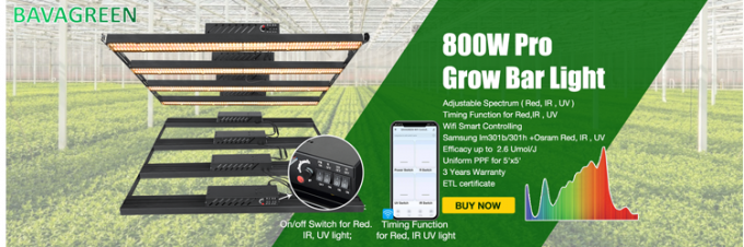 4 Bars 22KG Dimmmable WIFI LED Grow Light 800W SAMSUNG Horticulture LED ...